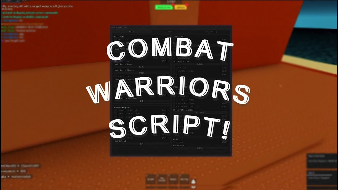 Roblox Combat Warriors Script/Hack: Auto Farm, Kill Aura, Auto Parry ...