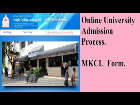 Online University Admission Process (MKCL Form)|B.Sc IT| BCA(SCI)|BCS|B ...