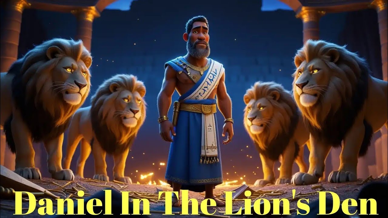 Daniel in the Lion’s Den 🦁 | A Powerful Bible Story of Faith & Courage ...