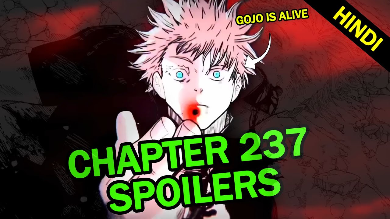 Gojo is alive! jujutsu Kaisen chapter 237 spoilers in Hindi - YouTube
