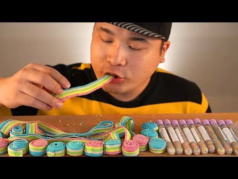 【Ddeonggae吃播】软糖卷 191022 - YouTube