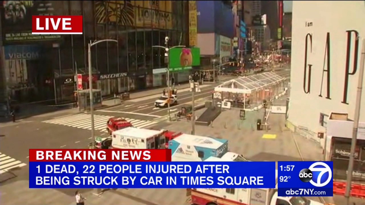 times square car crash may 2017 abcnews HD? - YouTube