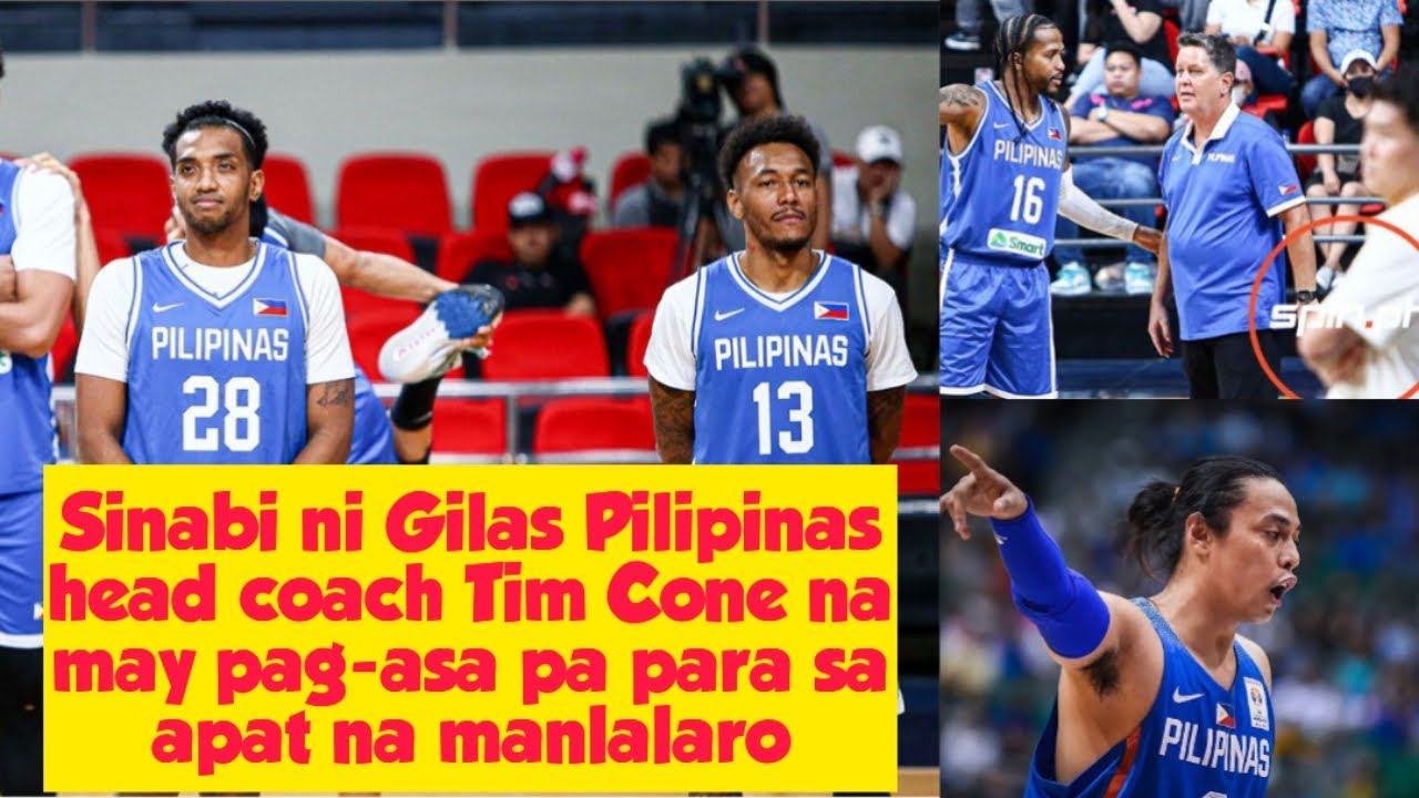 TIM CONE MAY PAGASA PA MAKASAMA ABUEVA ROMEO PERKINS TATUAA #gilas # ...