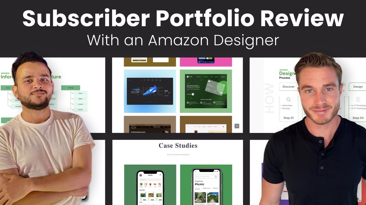 UI/UX Portfolio Review With an Amazon Lead Designer - YouTube