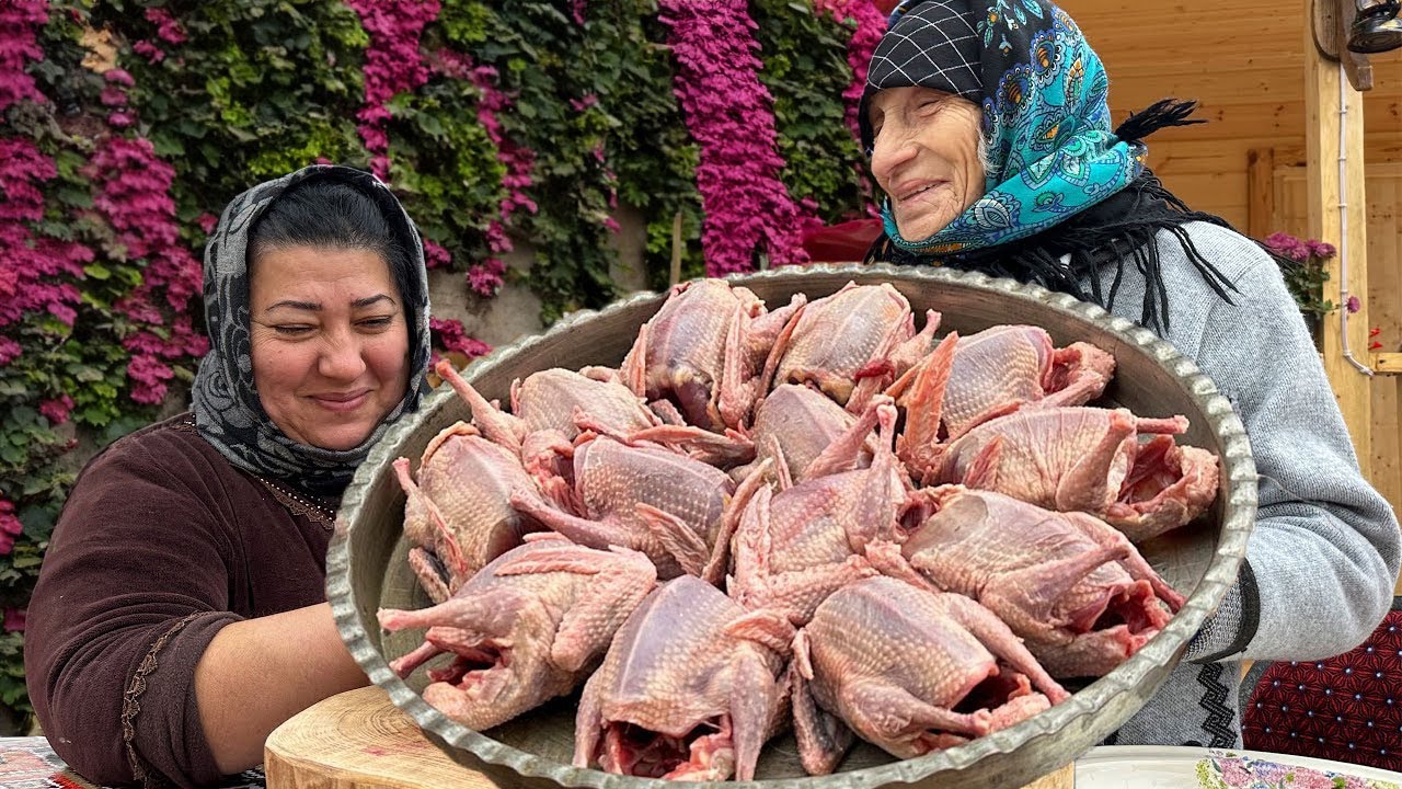 Barbecued Quail Kebab in the Village | A Section Full of Rustic Recipes ...