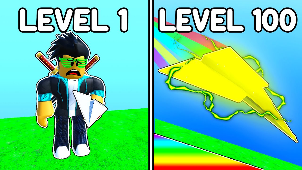 Flying 9,548,914 ft as a Paper Airplane in Roblox - YouTube