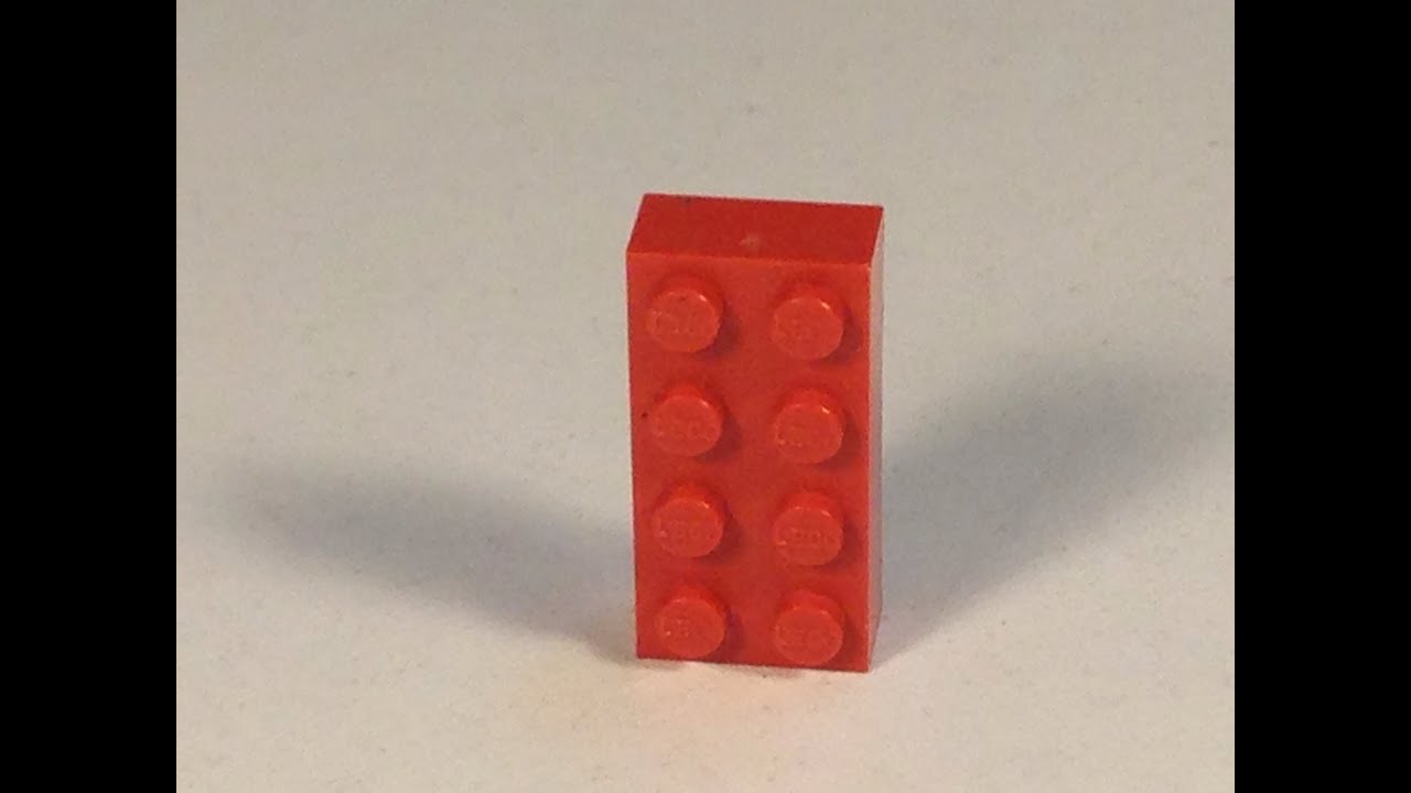 LEGO Element Daily - 2x4 Red LEGO Modulex Brick - YouTube