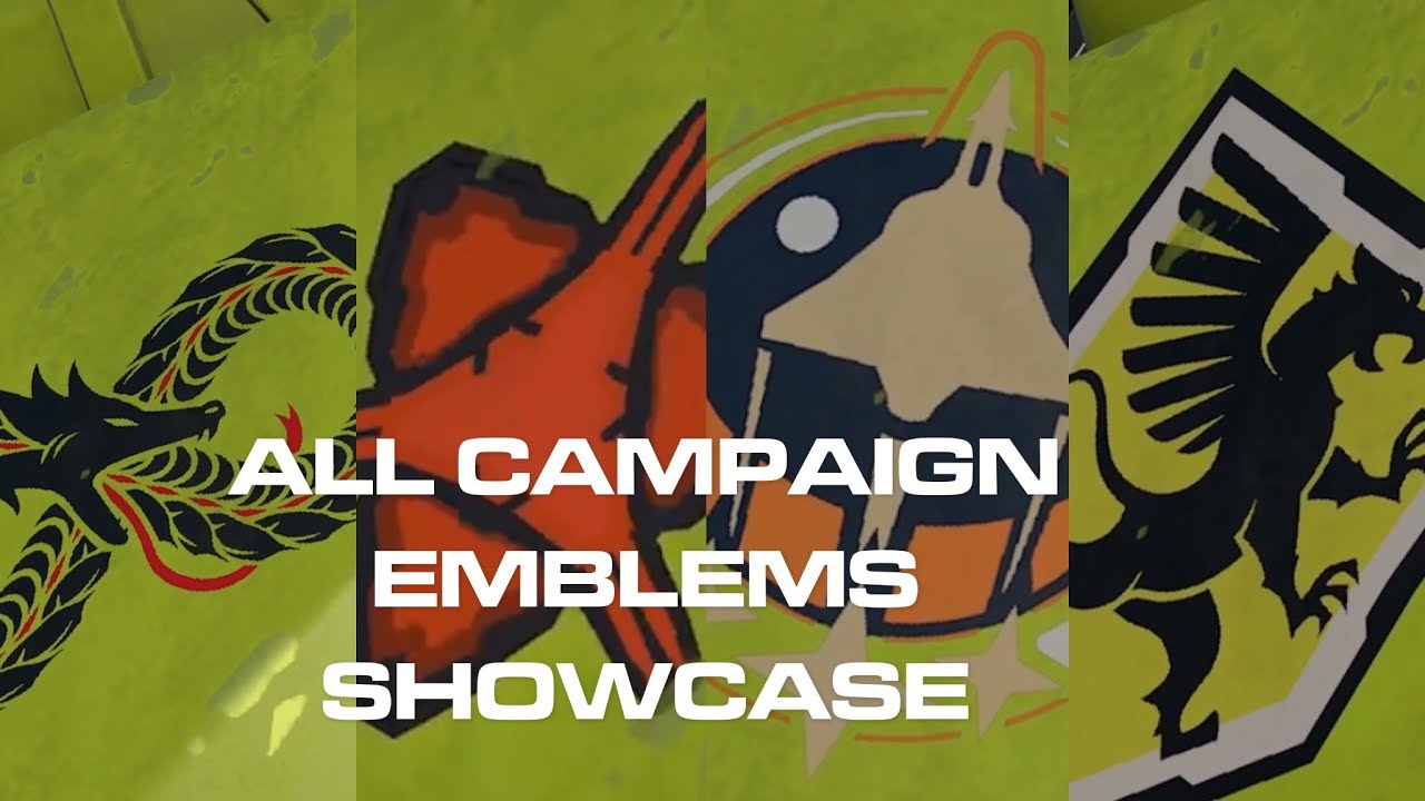 All Campaign Emblems - In Game Showcase - Halo Infinite - YouTube
