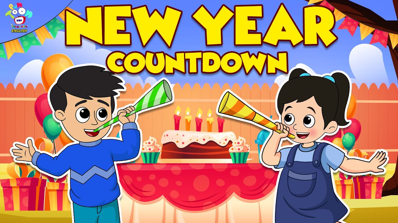 New Year Countdown | Happy new Year | English Moral Stories | English ...