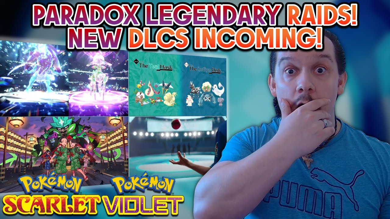 SCARLET & VIOLET DLC REVEALED!! PARADOX SUICUNE/VIRIZION RAIDS! NEW ...