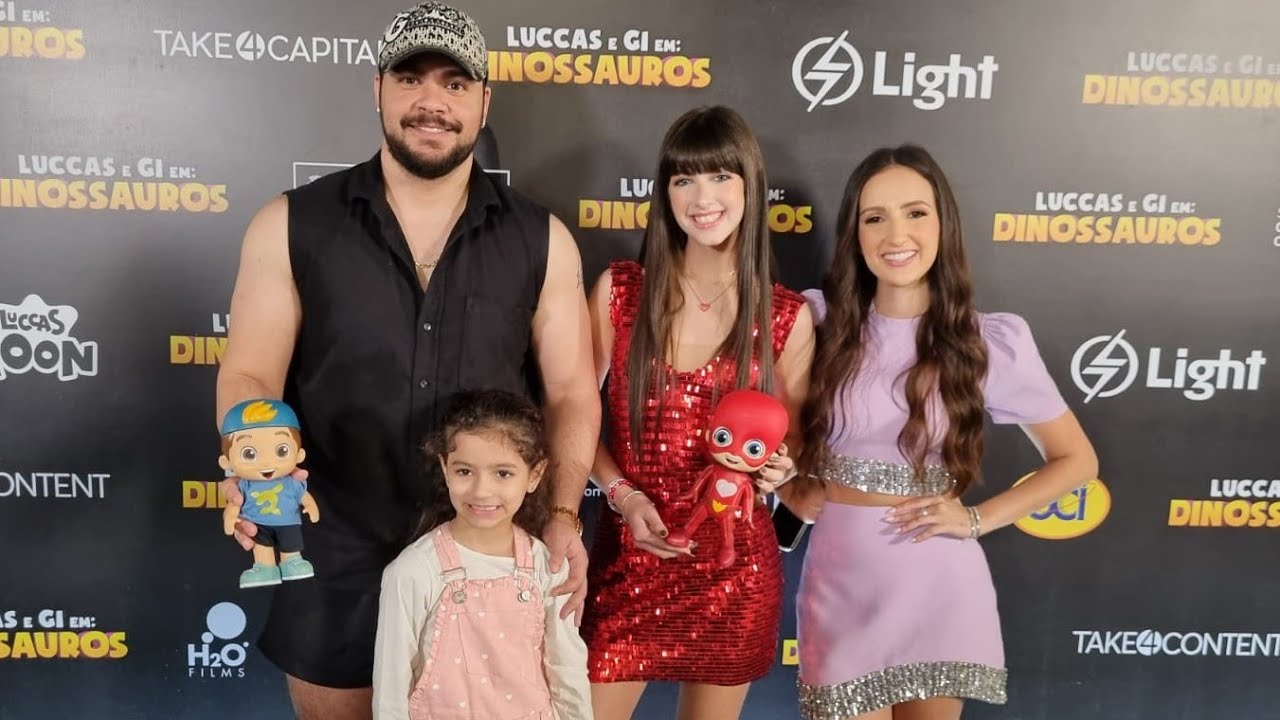 ESTREIA DO FILME LUCCAS NETO E GI EM: DINOSSAUROS - YouTube