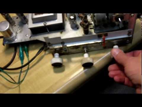 Rincan 5A-32 1958 Vintage Tube Radio Restoration Video