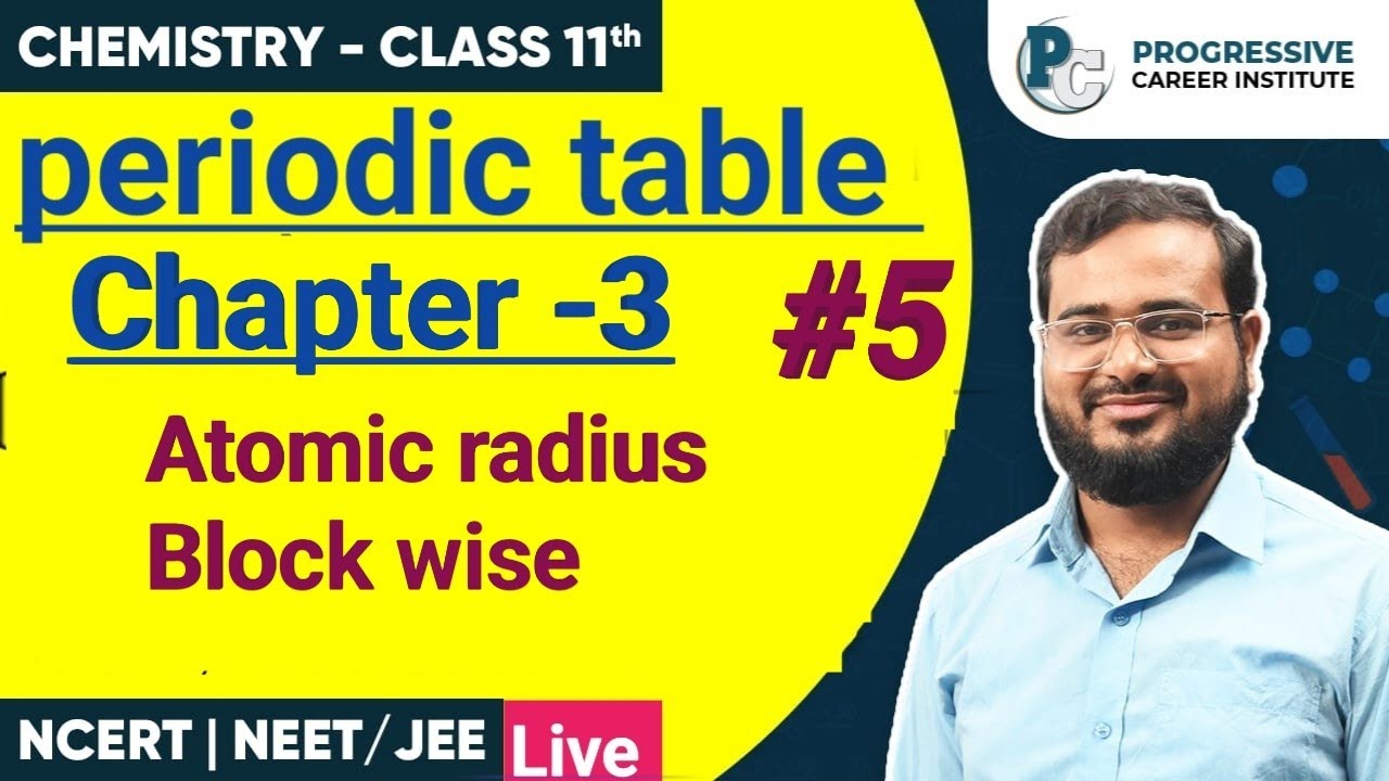 Classification of Elements and Periodicity in Properties#5| Chemistry ...