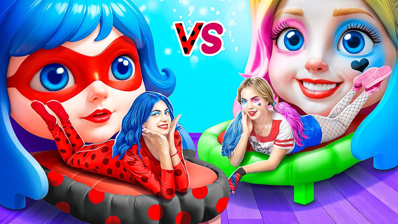 We Build a Secret Room at school! One color challenge! - YouTube