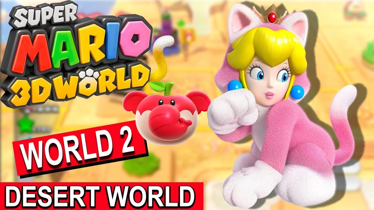 Super Mario 3D World - World 2 walkthrough 100% HD - No Commentary ...