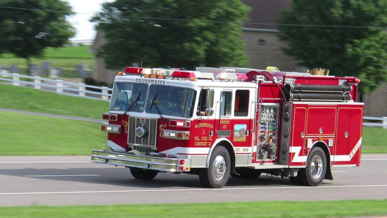 Bridgewater Engine 107 Responding 6-23-2017 - YouTube