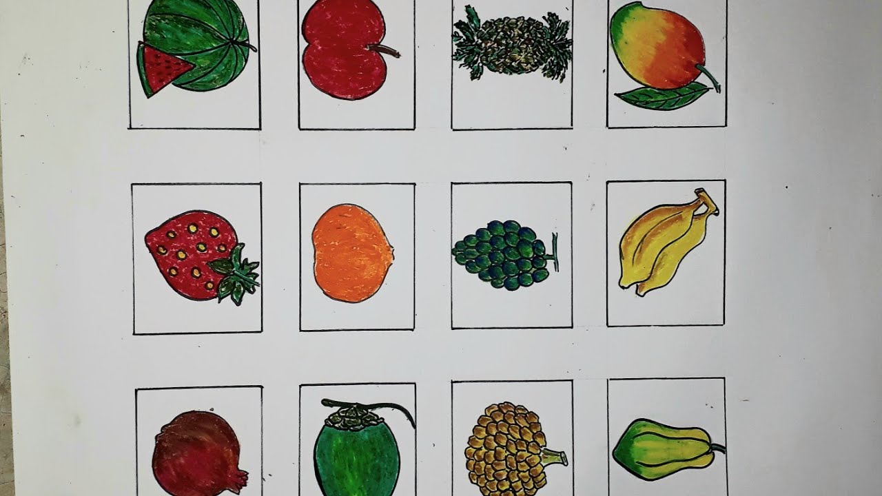 Project idea for B.ED. student. Fruit, season etc. - YouTube