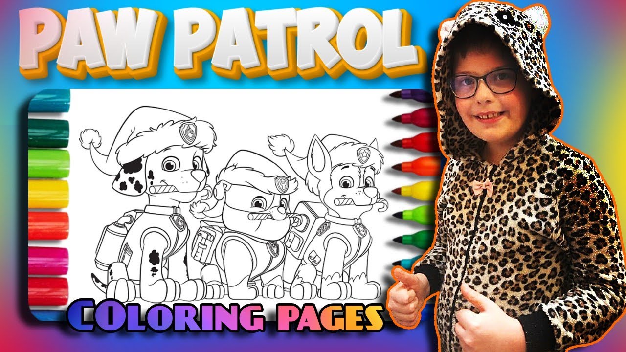 Pow Patrol Coloring Pages | Coloring book for KIDS - YouTube