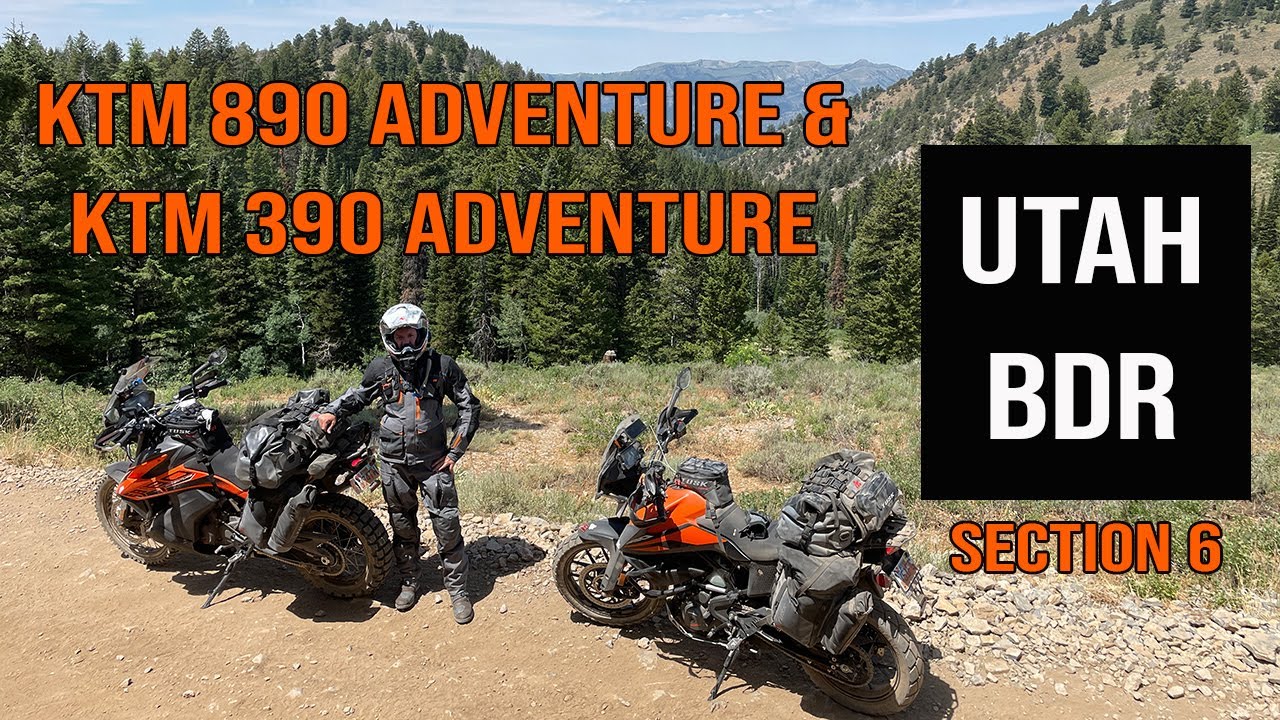 KTM 890 Adventure & KTM 390 Adventure - Utah BDR Northern Section 6 to ...