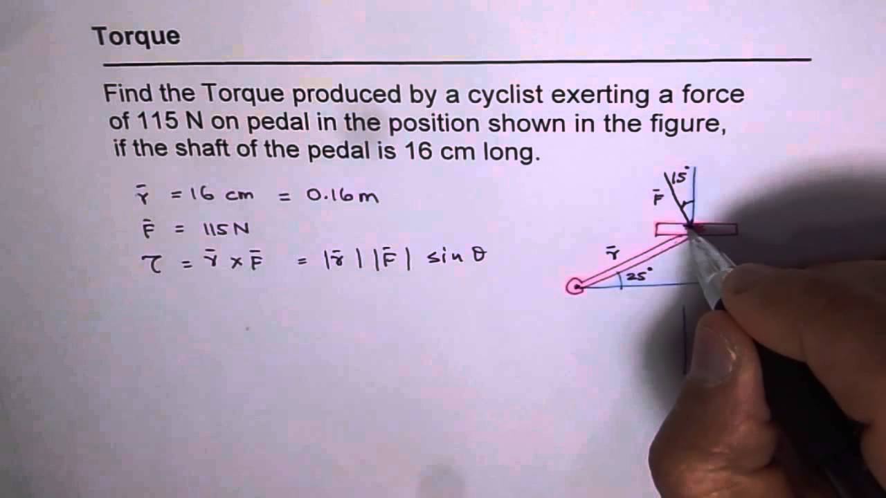 11 Torque Cycle Padel as Cross Product - YouTube