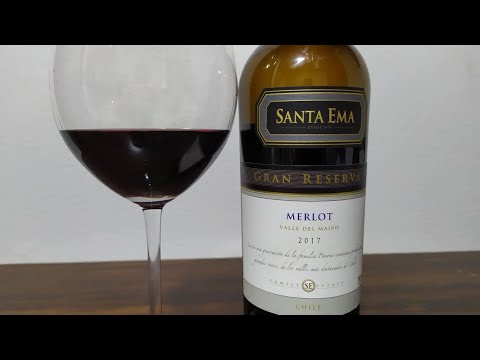 #0113 - Vinho Santa Ema Gran Reserva Merlot 2017 - YouTube