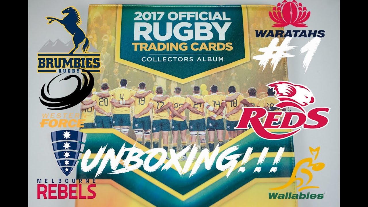 AUSTRALIAN RUGBY UNION 2017 UNBOXING #1 | RUGBY UNION TRADING CARDS ARE ...