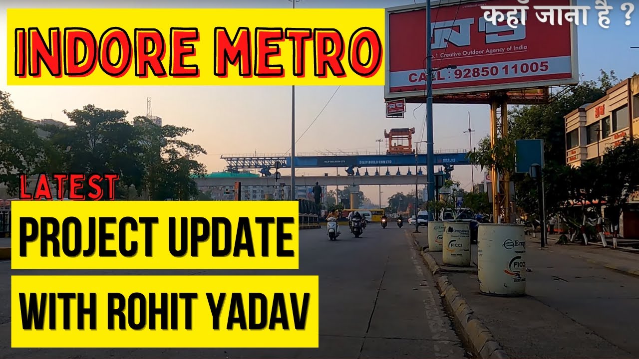 Indore metro project update | Indore city with GOPRO - YouTube