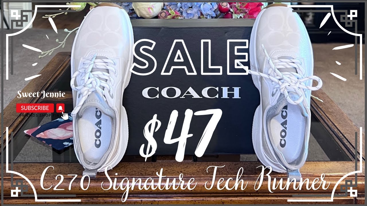 C270 Tech Runner by COACH Sneakers - YouTube