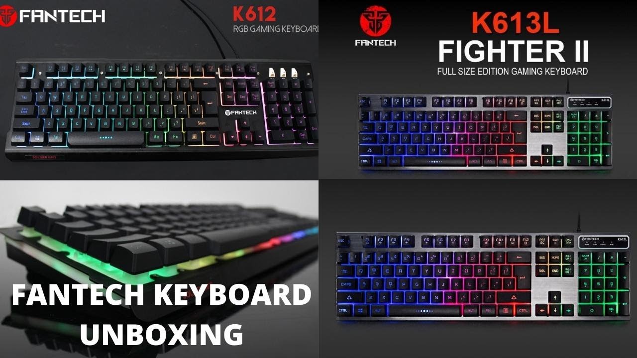 FANTECH K612 Soldier K613L Fighter II RGB Gaming Keyboard #Munna Vlogs ...