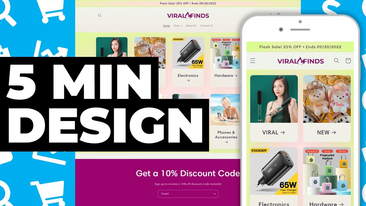 General Dropship Store Design in 5 Minutes! - YouTube