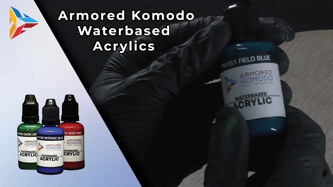 Waterbased Acrylic | Product Tutorial | Armored Komodo - YouTube