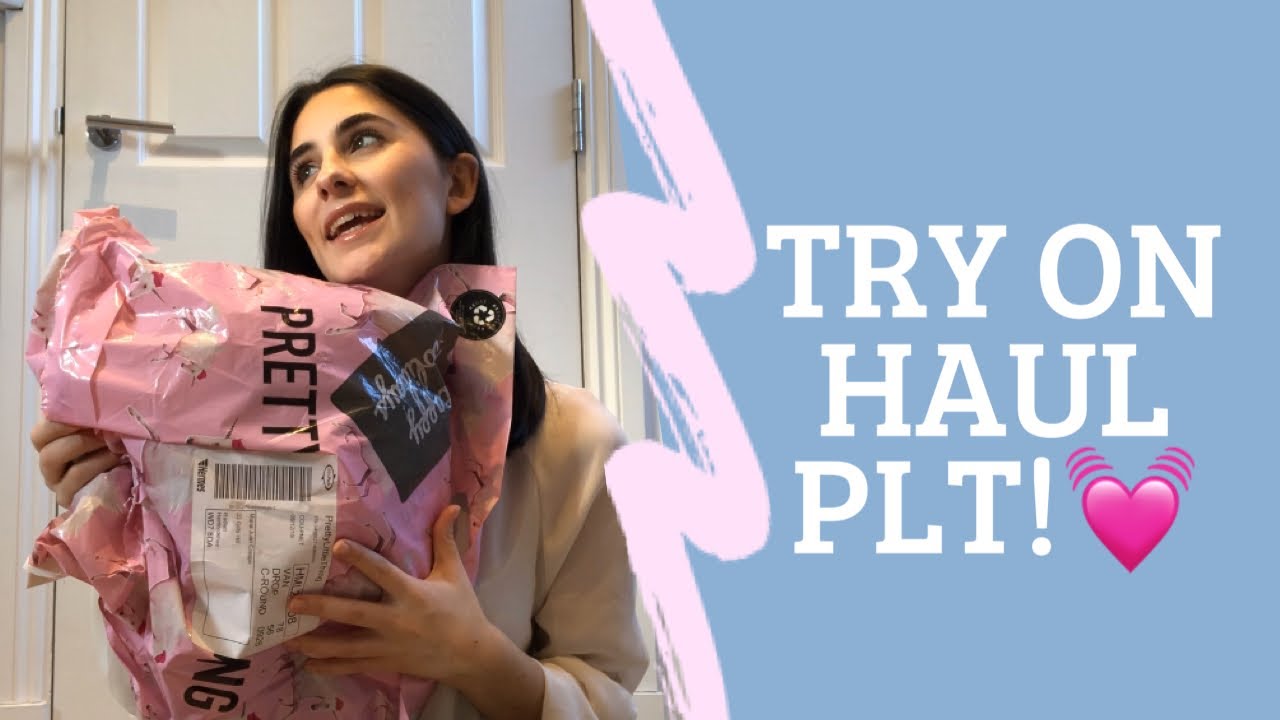TRY ON HAUL PRETTY LITTLE THINGS! - YouTube