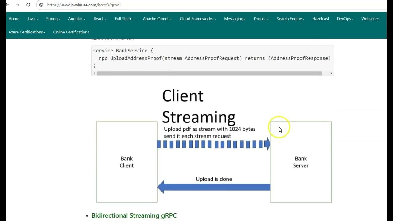 gRPC Spring Boot Tutorial - Types of gRPC - YouTube