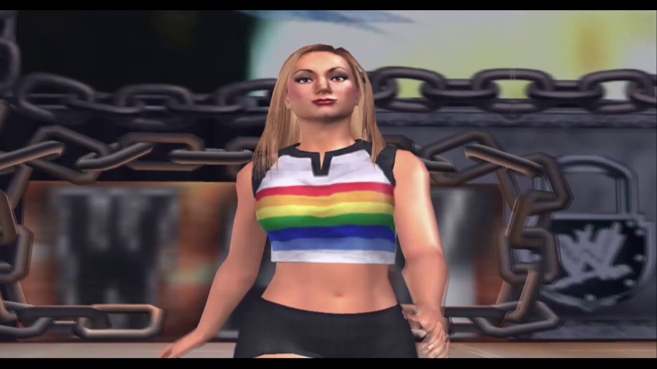 Stacy vs Torrie Wilson - Bra & Panties Match - WWF Here Comes The Pain ...
