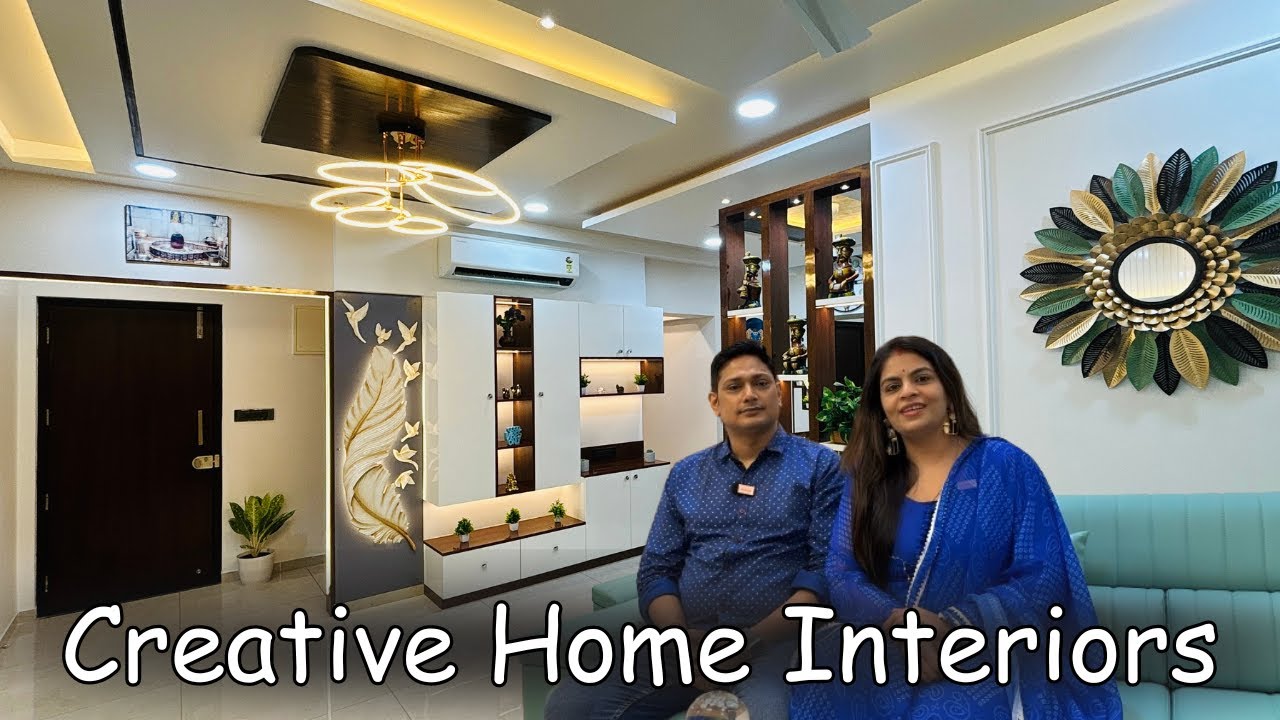 Creative Home Interiors | 3BHK Interior at Riverdale, Kharadi | Best ...