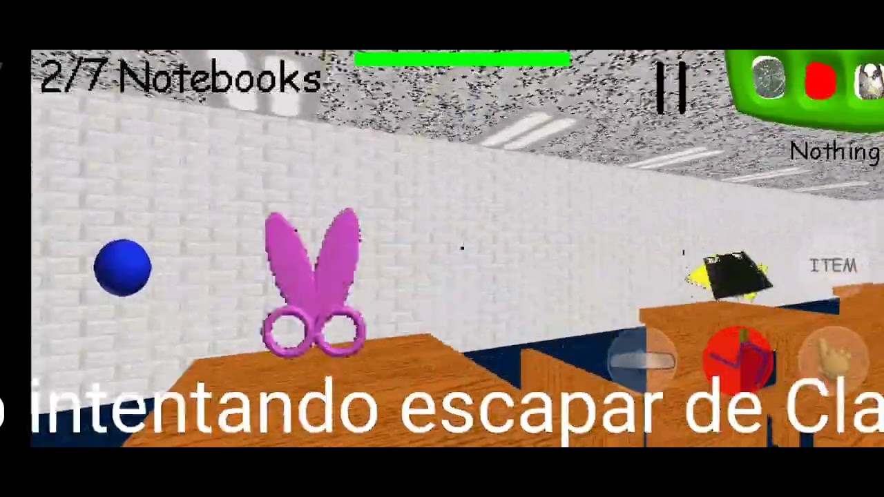 Yo intentando escapar de Clase Versión Baldi's basic educación and lerning - YouTube