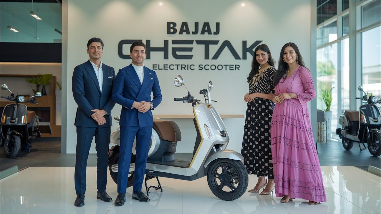 2025 Bajaj Chetak Electric Scooter | Next-Gen EV with Stunning Features ...