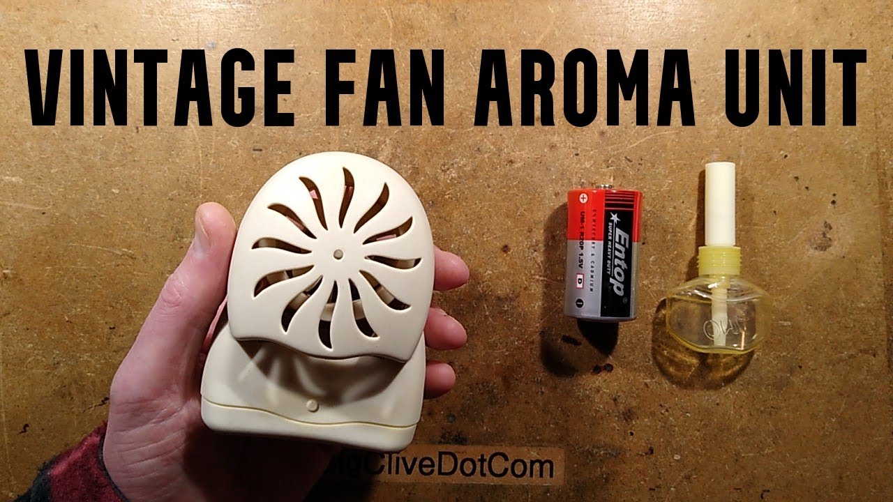 Old 1.5V fan based aroma unit teardown with schematic - YouTube