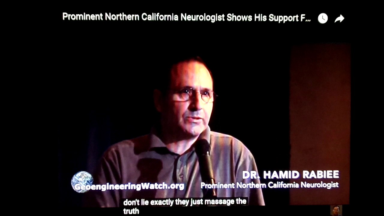 Dr. Hamid Rabiee Neurologist Speaks Out About Geoengineering - YouTube