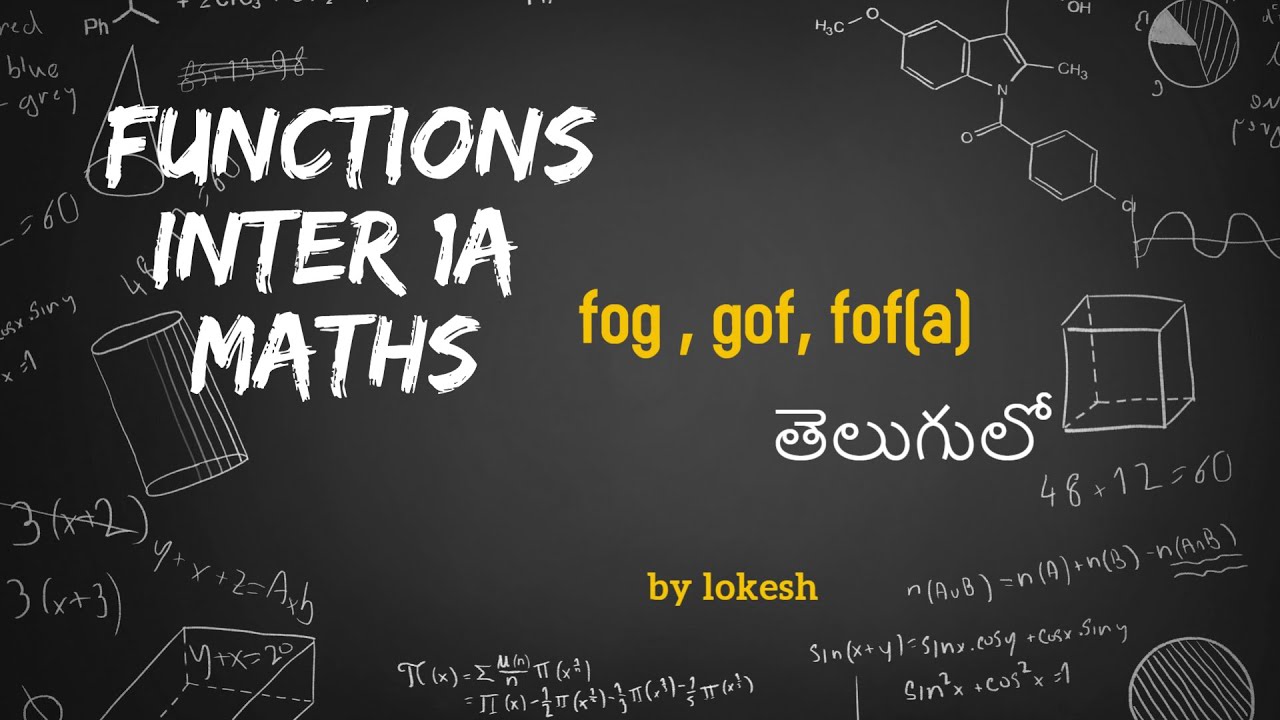 FUNCTIONS Fog F CIRCLE G Gof G CIRCLE F INTER IA MATHS 