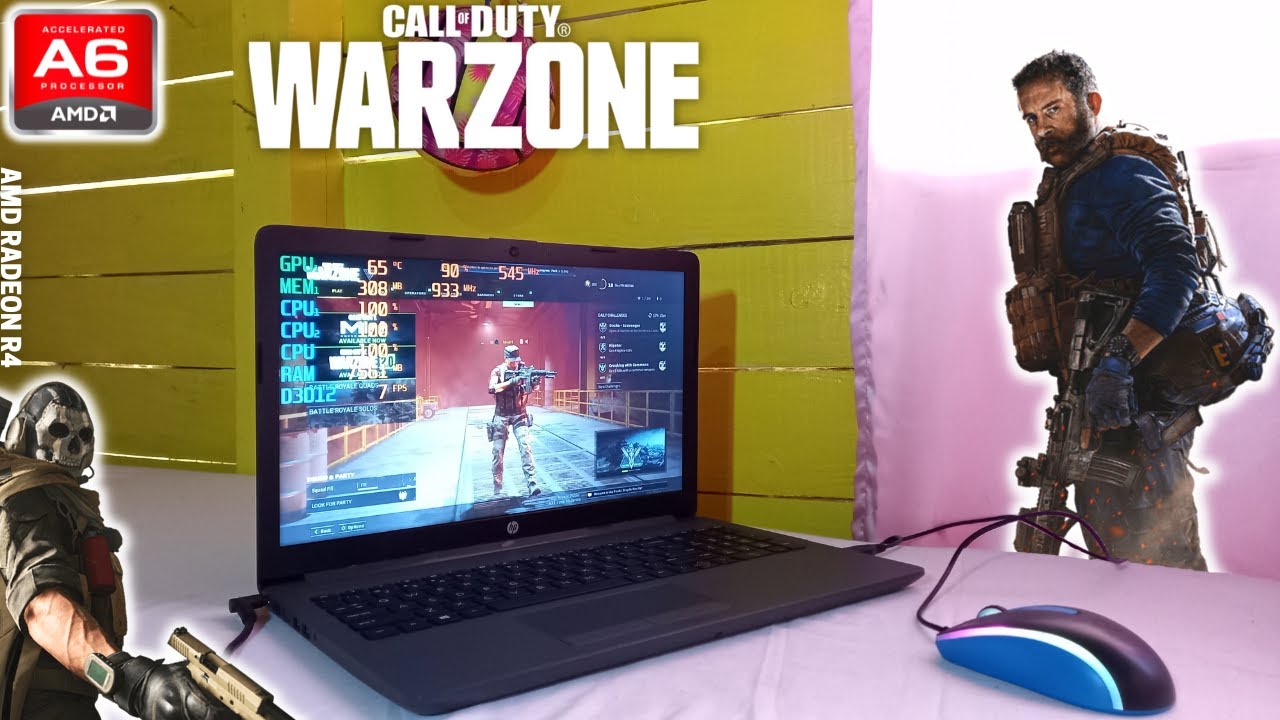 Call of Duty Warzone (AMD A6, Radeon R4 Graphics) Low End Laptop (512MB ...