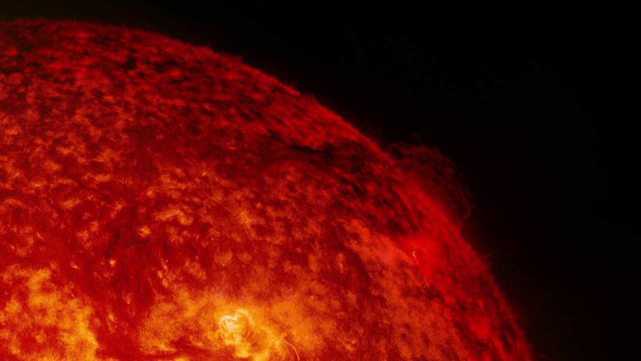 Solar Material Twists on Sun’s Surface - YouTube