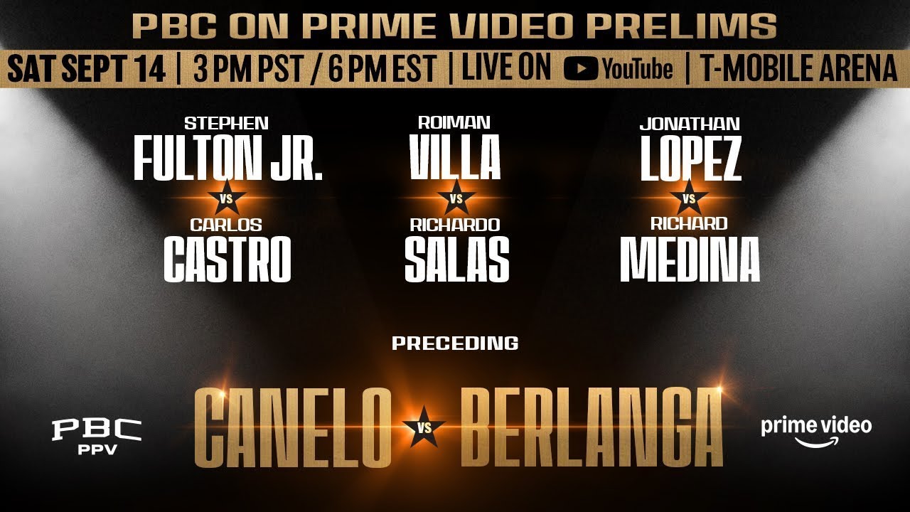 Canelo vs. Berlanga: Full Prelims | PBC PPV on Prime Video - YouTube