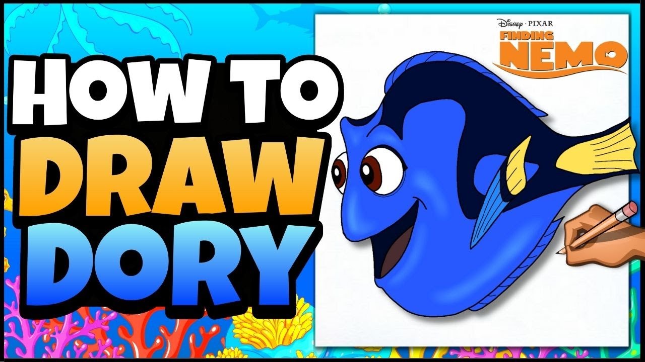 How to Draw Dory | Finding Nemo | Disney Art for Kids - YouTube