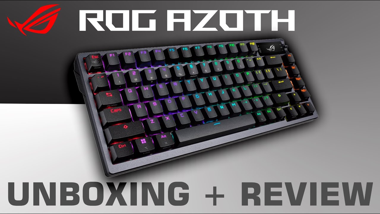 Asus ROG Azoth [Unboxing + Review] - YouTube