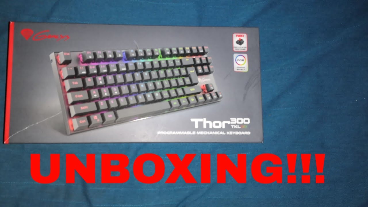 Unboxing klawiatury Genesis Thor 300 TKL RGB! - YouTube
