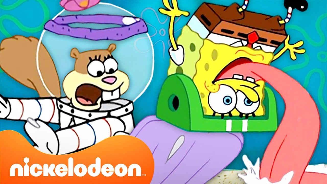 SpongeBob | SpongeBobs meeste extreme buitenavonturen 💥 | Nickelodeon ...