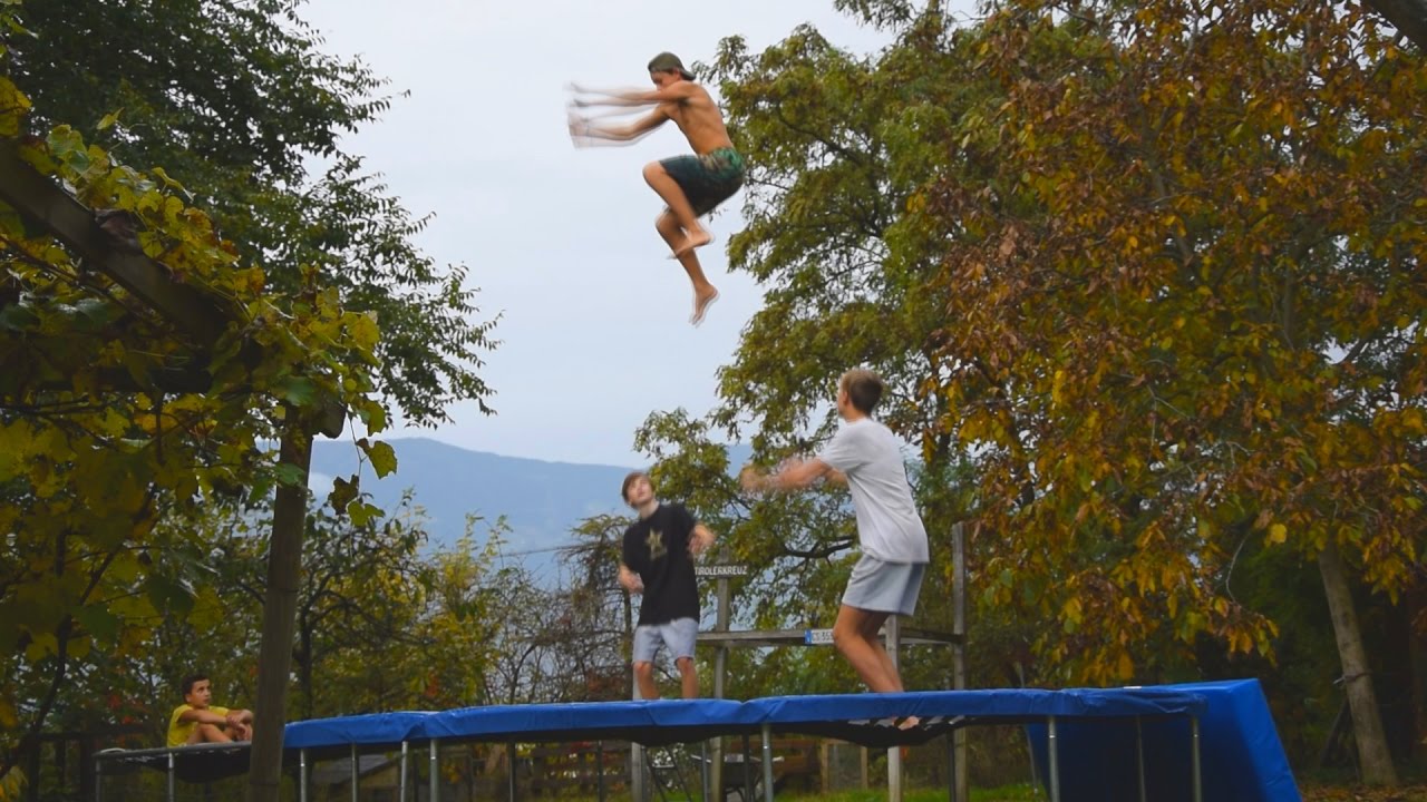NEW TRAMPOLIN ! [Crazy trampoline tricks] - YouTube