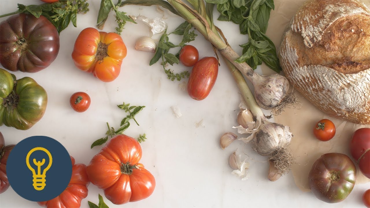 Marcy Ragan's Grilled Panzanella Caprese | Genius Recipes - YouTube
