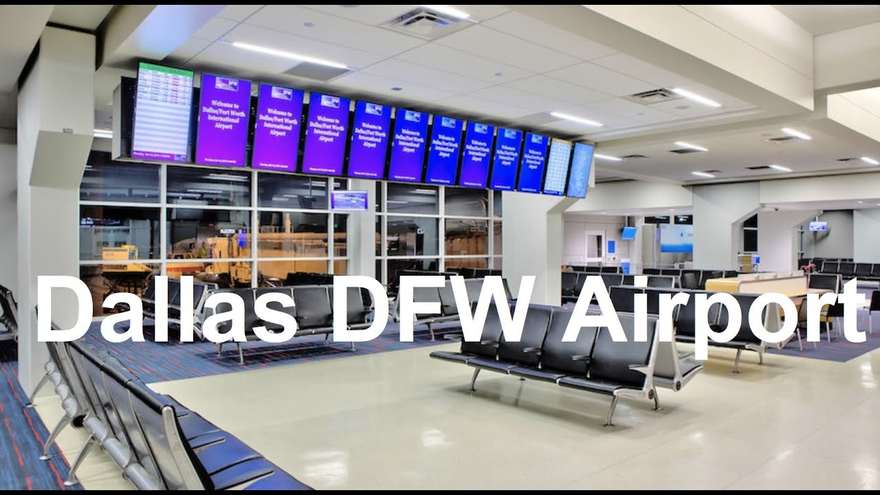 Dallas DFW Airport walking tour | Terminal A - YouTube